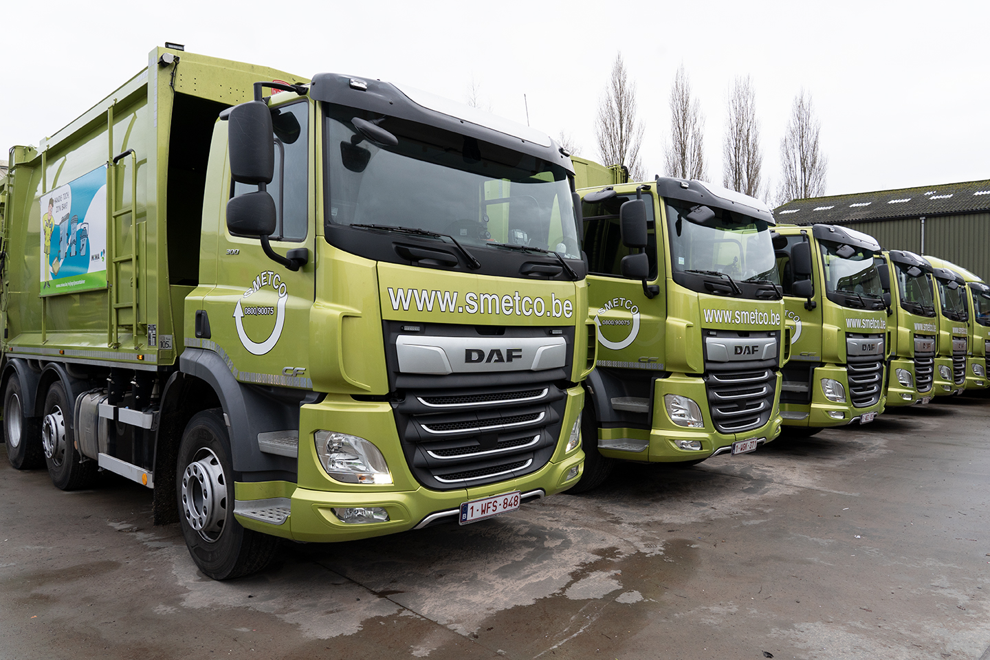 Smetco déploie 10 nouveaux camions DAF pour la collecte différenciée ...