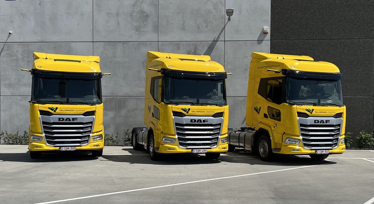 Nieuwe DAF trucks voor Tailormade Logistics - DAF Trucks België/Belgique
