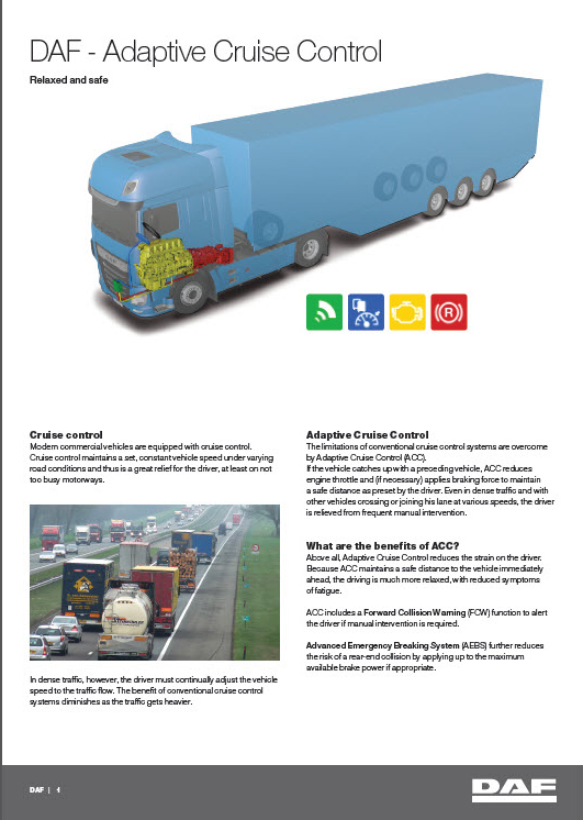 DAF XF veiligheid en comfort - DAF Trucks België/Belgique