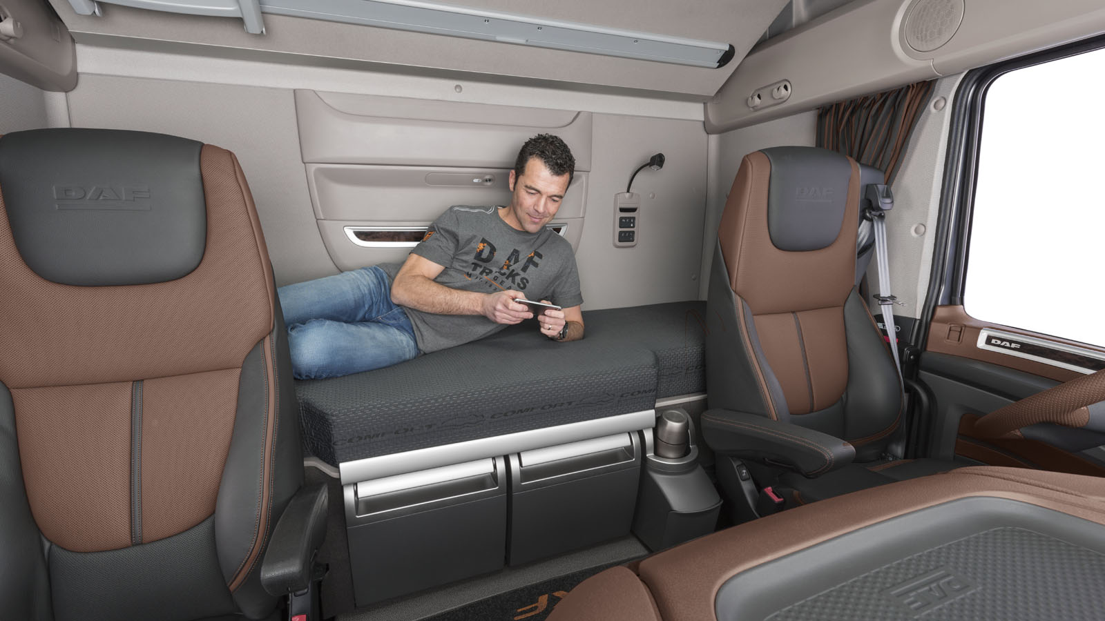 Intérieur des cabines DAF XF- DAF Trucks Belgique / Luxembourg