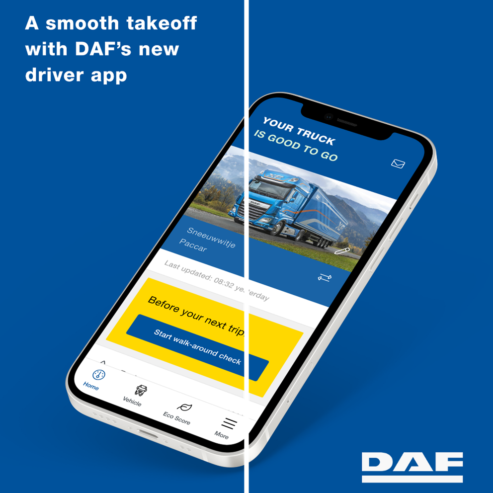 PACCAR Connect - Application DAF Driver- DAF Trucks Belgique / Luxembourg